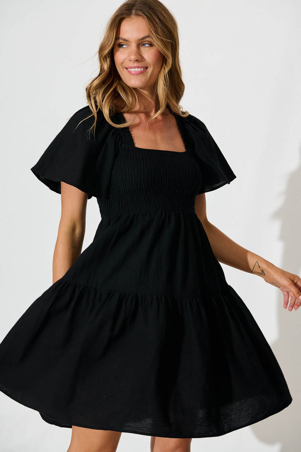 Beguile Dress in Black – St Frock