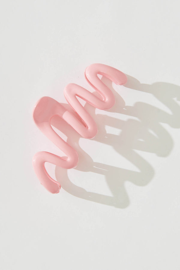 Alanis Hair Claw In Pink – St Frock