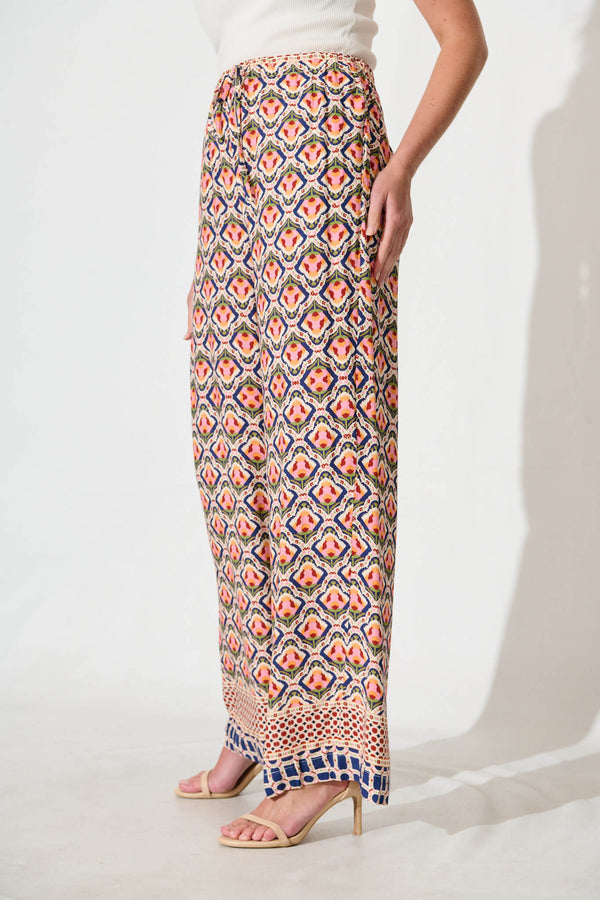 Rowan Pant in Multi Tile Print – St Frock