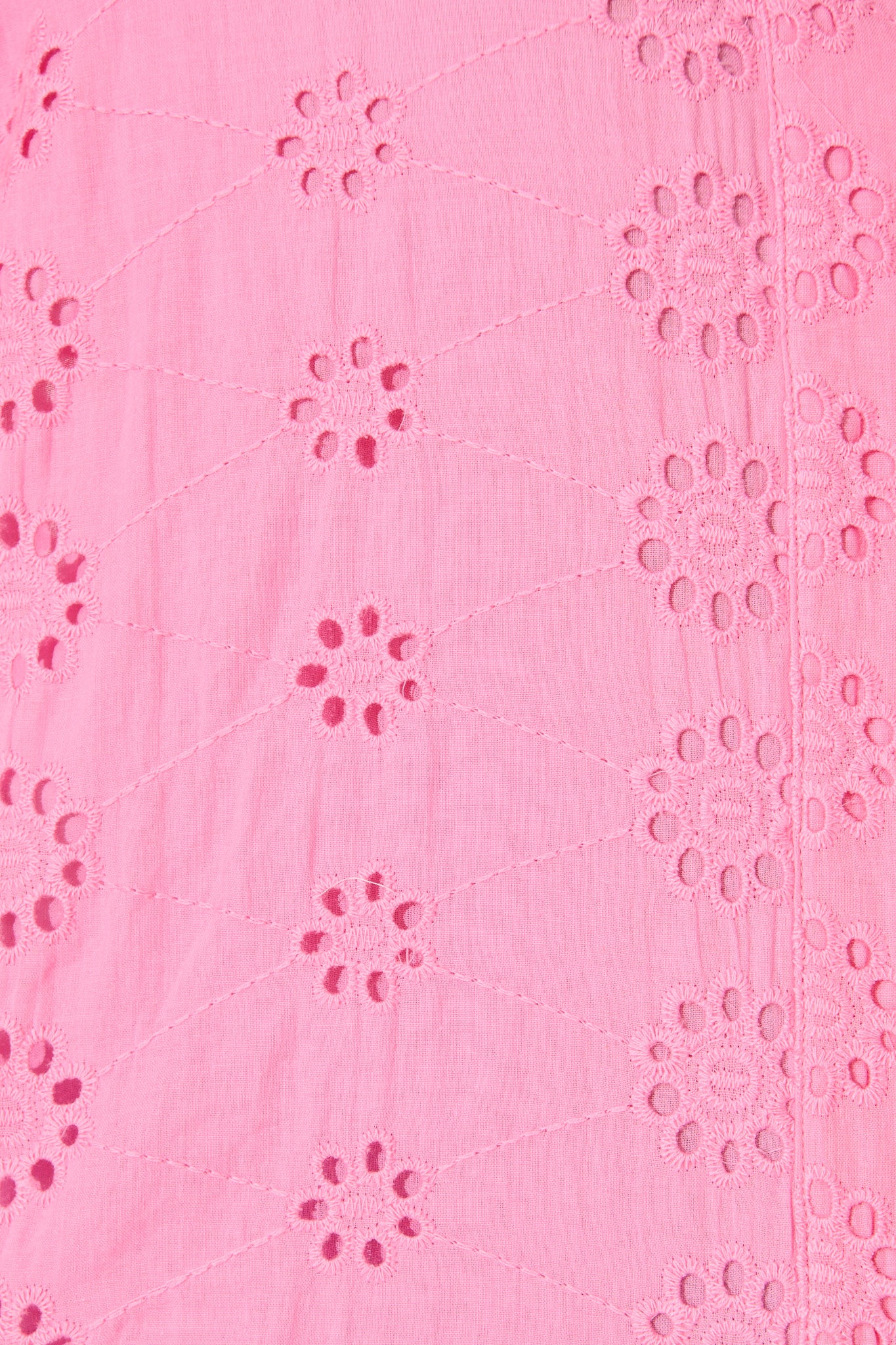 Krizza Top In Pink Embroidered Cotton | St Frock