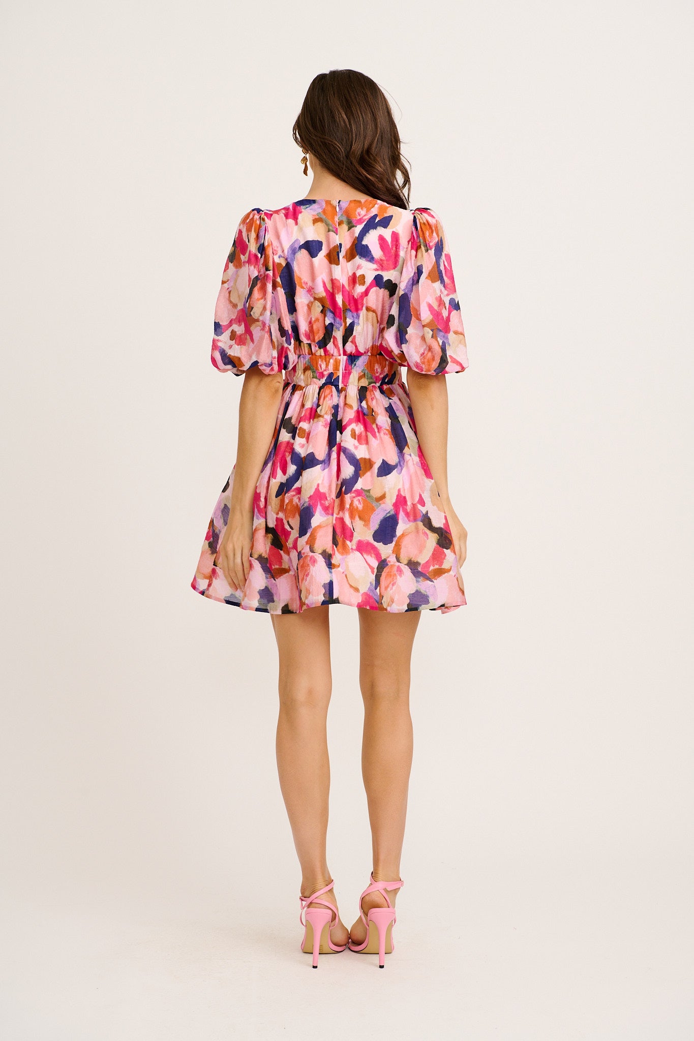 Champagne Nights Dress in Multi Print | St Frock