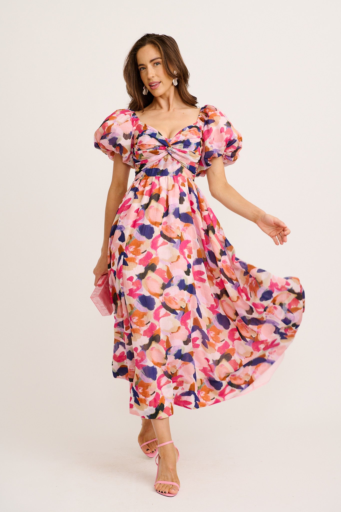 Effortless Luxe Maxi Dress in Multi Print | St Frock