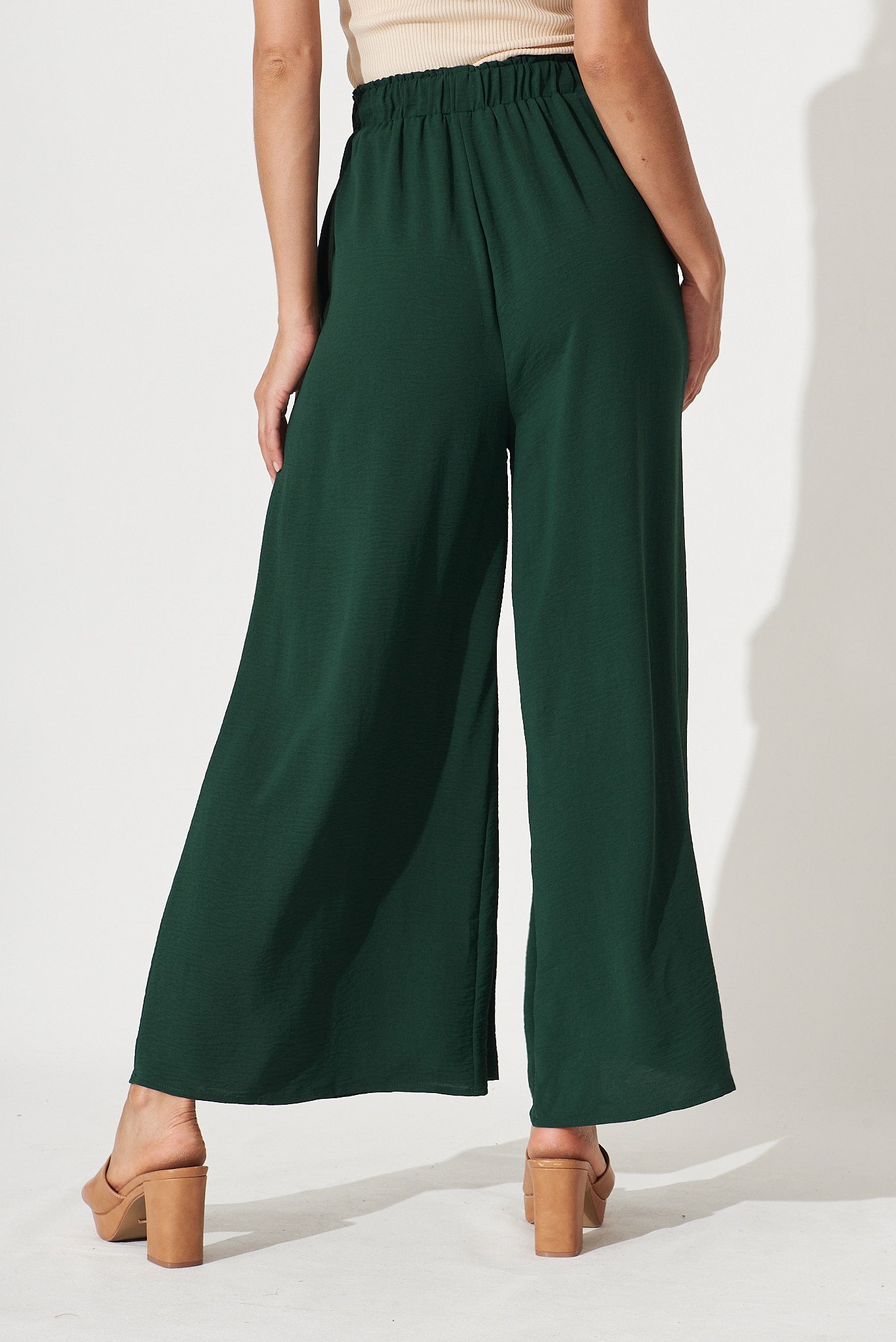 Page Pants In Emerald – St Frock
